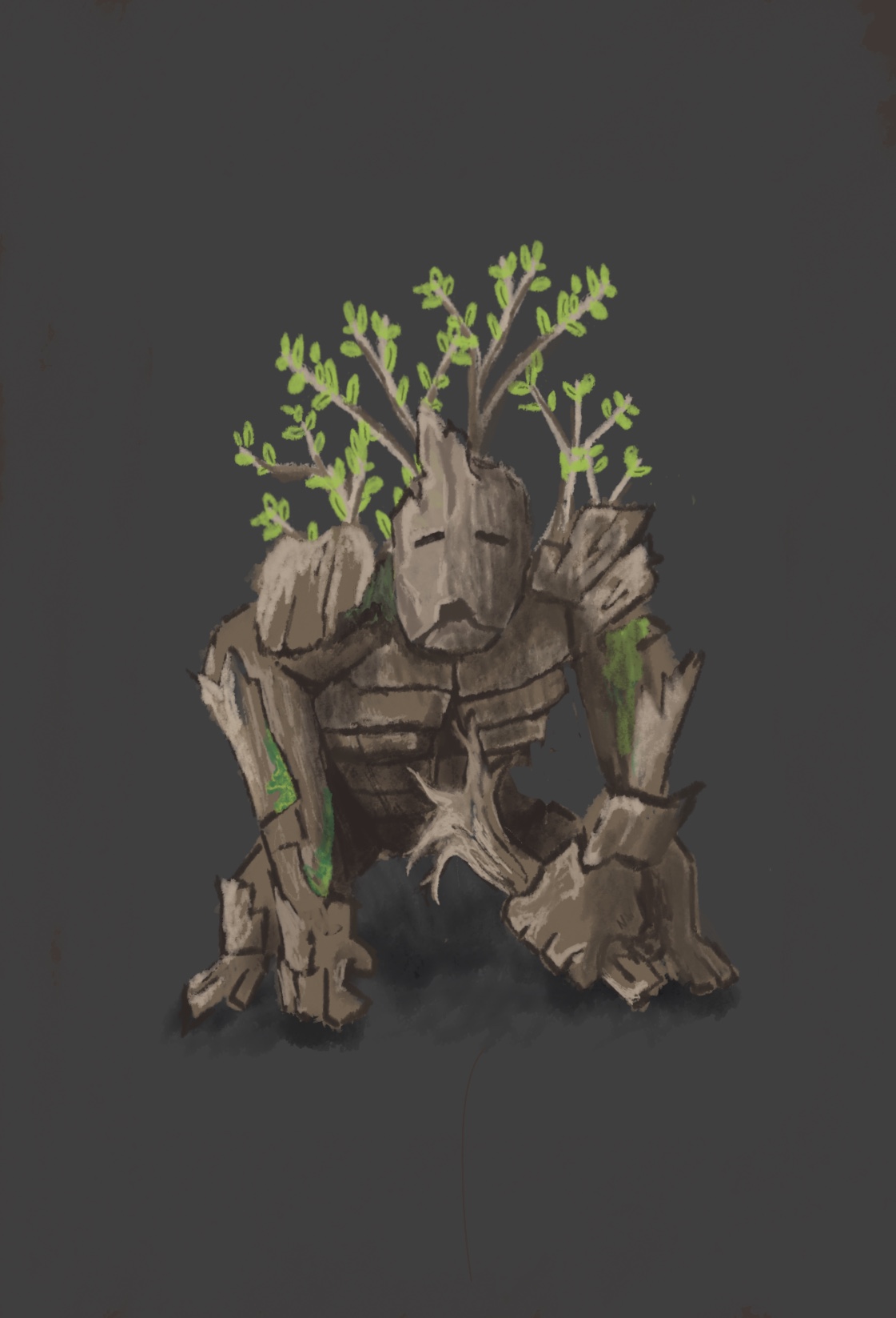 Forest Golem Concept Sketch - watsnick
